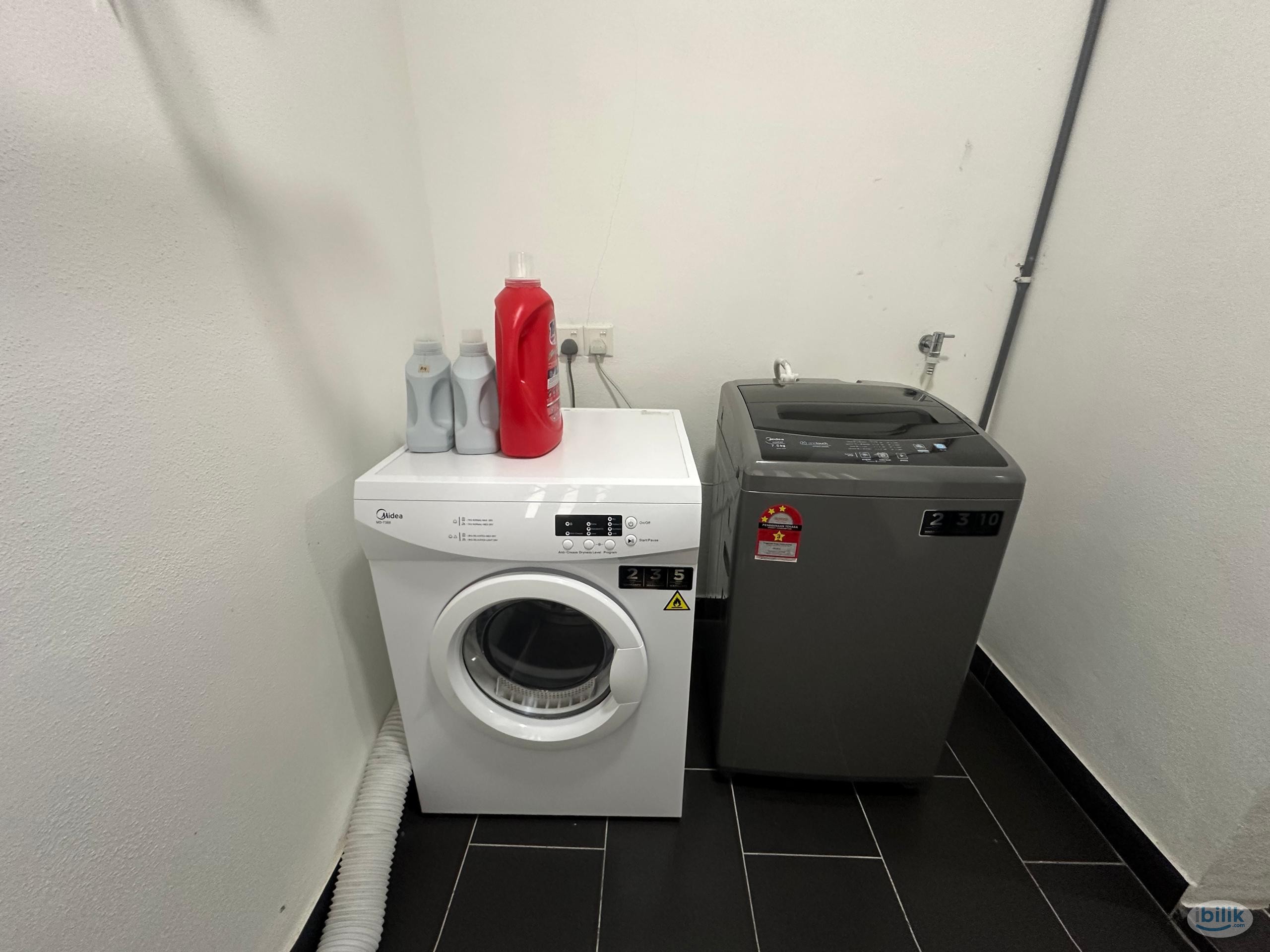 Sqwhere, Super Single Room Fully Furnished, MRT Linked | iBilik